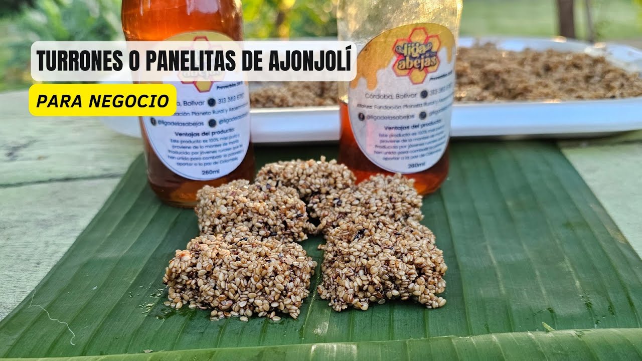 RECETA DE TURRONES O PANELITAS DE AJONJOLÍ CON MIEL - RECETAS PARA ...