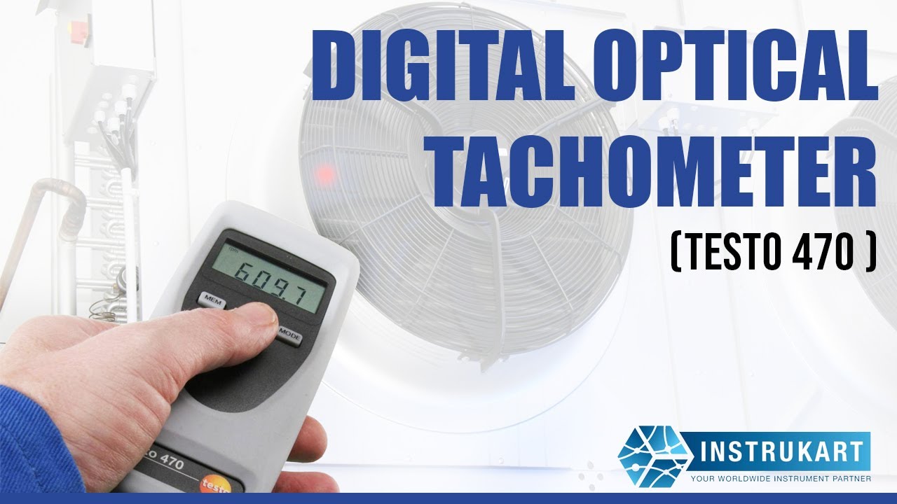 Testo 470 Digital Tachometer | RPM Measuring Instrument | Range: 0.1 to ...