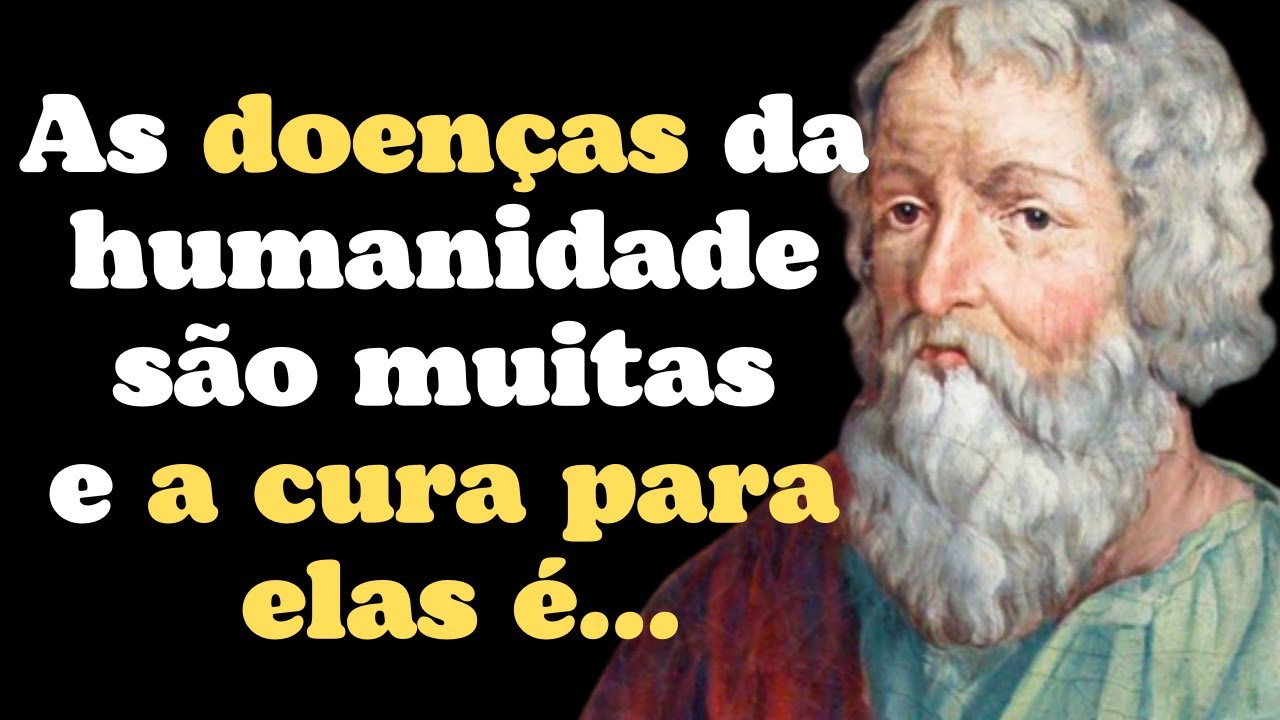 Citações de Hipócrates que vão mudar a sua maneira de ver a vida - YouTube