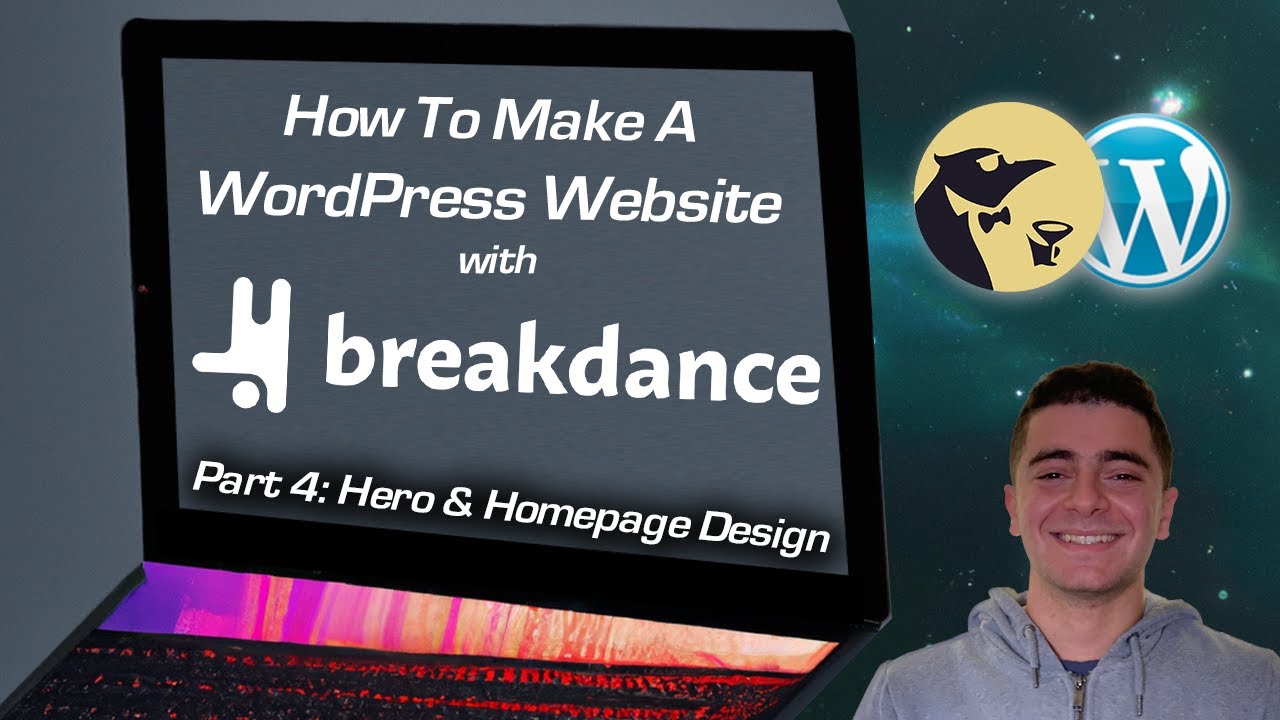 Hero & Homepage Design: Breakdance Builder WordPress Tutorial - YouTube