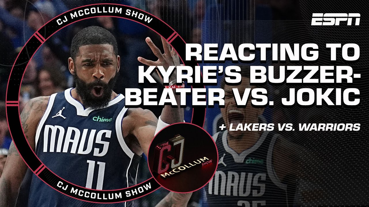 Kyrie's buzzer-beater 🔥 Lakers-Warriors clock malfunction & Zion's flexing 💪 | CJ McCollum Show ...