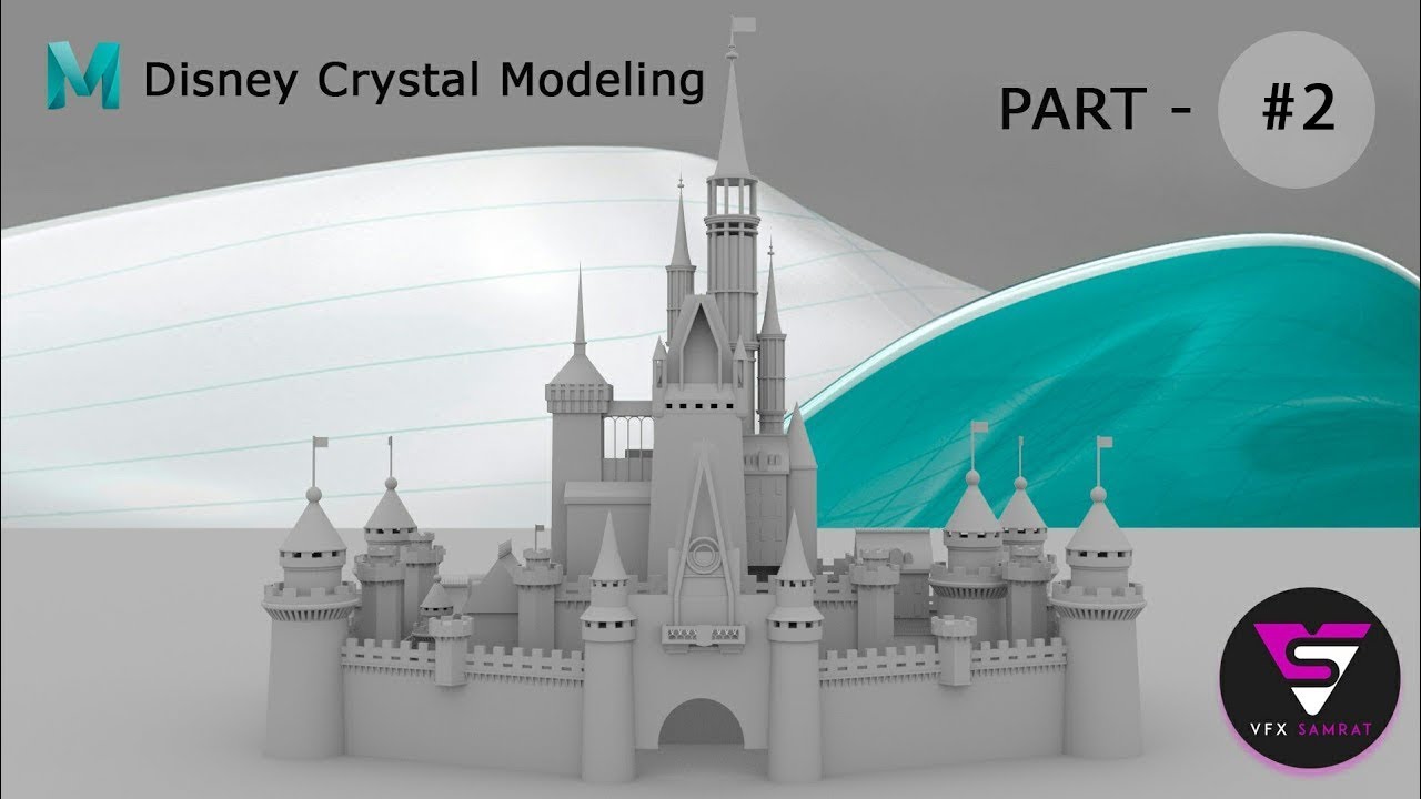 3D Maya Tutorial - Disney Crystal Palace Model in Maya 2018 tutorial ...