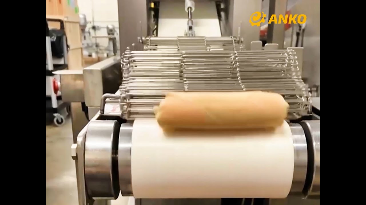 Optimize your manufacturing process with ANKO Egg Roll Production Line ER-24 - YouTube