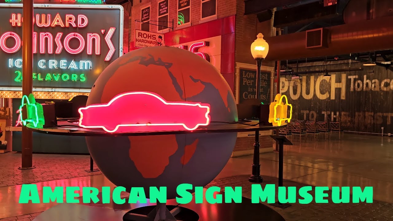 The American Sign Museum, so many amazing vintage signs, neon and more ...