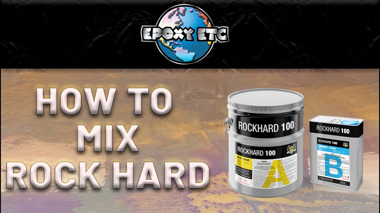 How to Mix Rock Hard Epoxy - YouTube