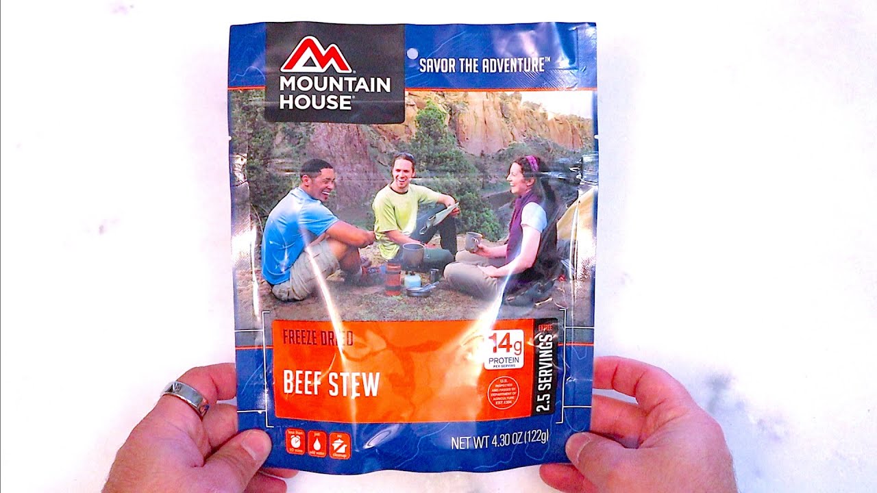 Mountain House | Beef Stew | Freeze Dried Ration - YouTube