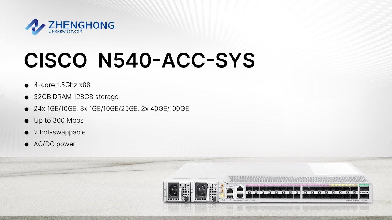 CISCO N540-ACC-SYS 540 SERIES NETWORK CONVERGENCE SYSTEM ROUTER（on sales) - YouTube