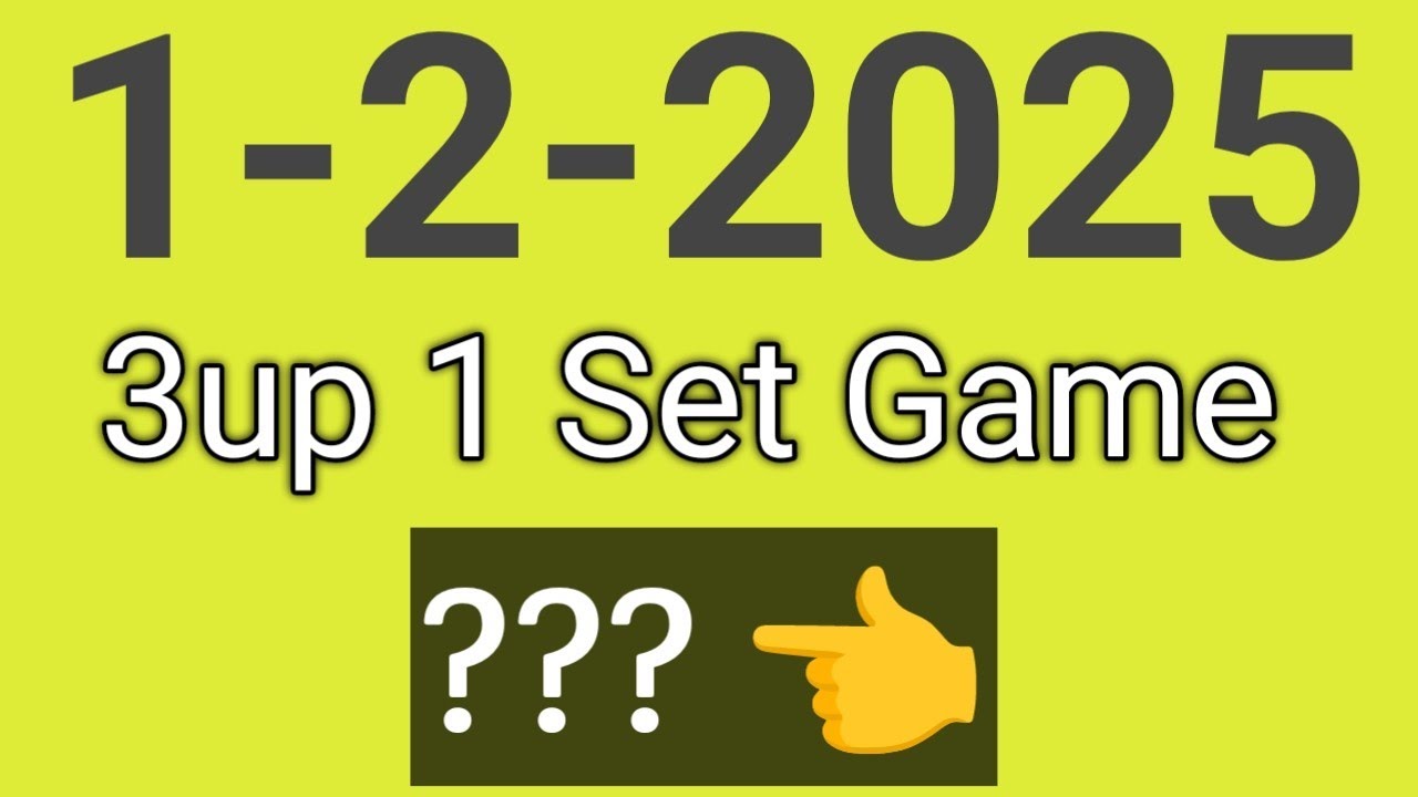 3up 1 Set Game 1-2-2025 - YouTube