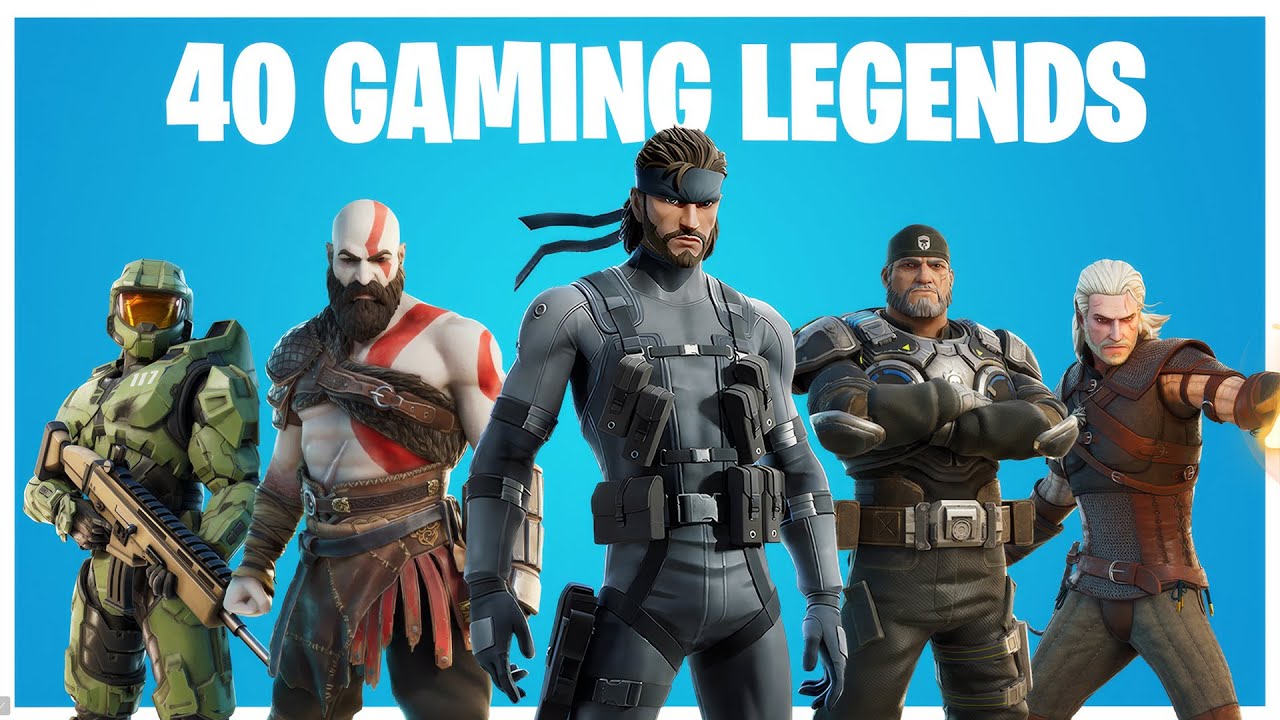 Fortnite All Gaming Legends Skins - YouTube