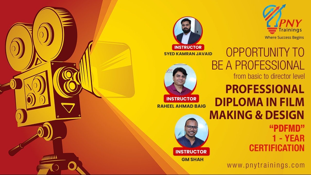 PNY Trainings' New Course of Videography and Design - YouTube