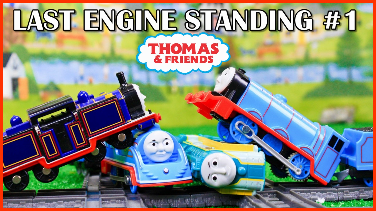 THOMAS AND FRIENDS TRACKMASTER LAST ENGINE STANDING #1 - DEMOLITION ...