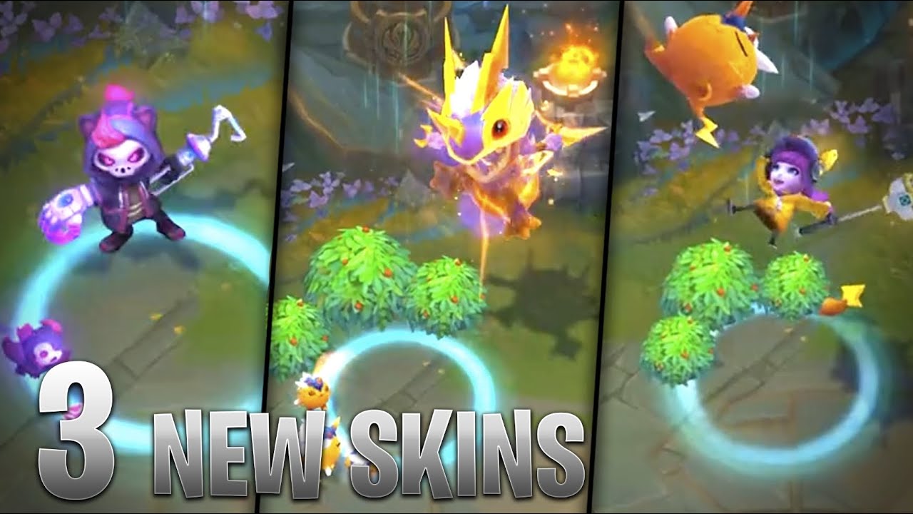 3 NEW SKINS - Monster Tamer Veigar, Kog'Maw & Lulu - League of Legends ...