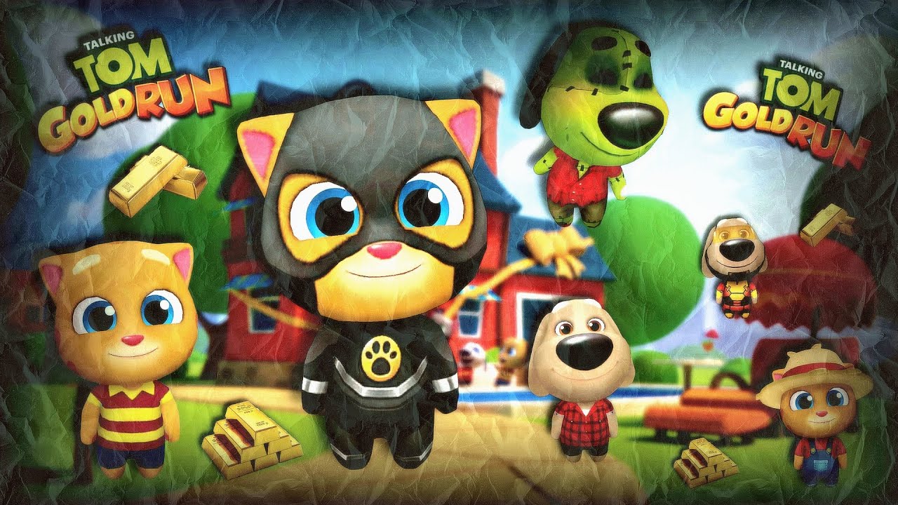 Ginger Farmer VS Ben Sprinter | Talking Tom Gold Run - YouTube