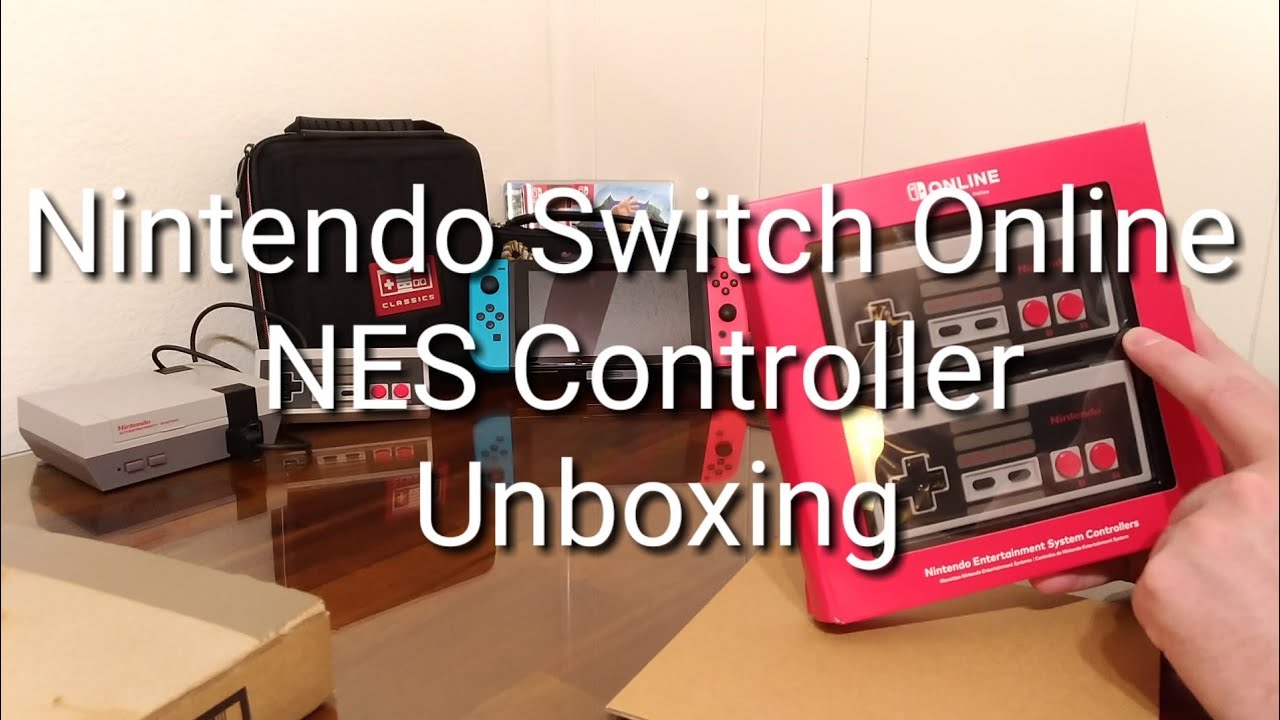 Nintendo Switch Online NES Controller Unboxing - YouTube
