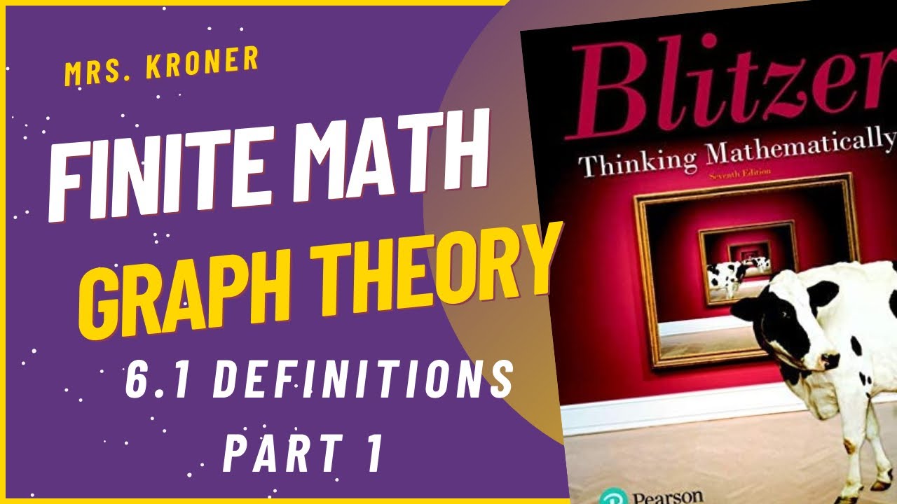 6.1 Definitions - graph theory - YouTube