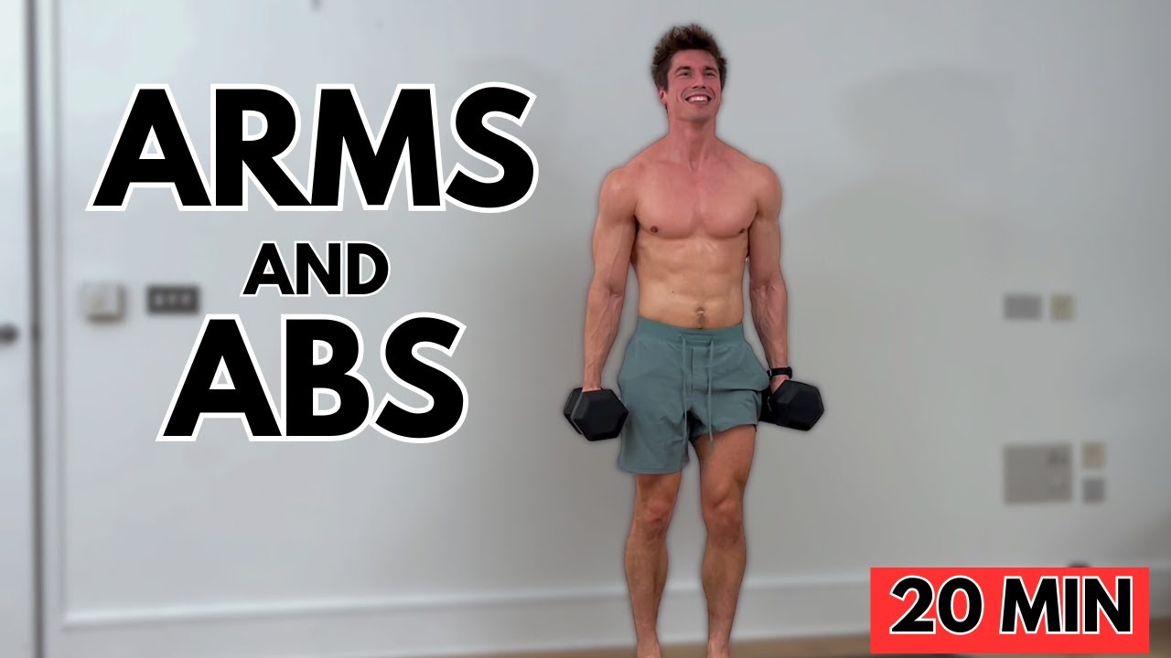 Quick Arm Pump And Abs Routine | 20 Min Workout At Home - YouTube
