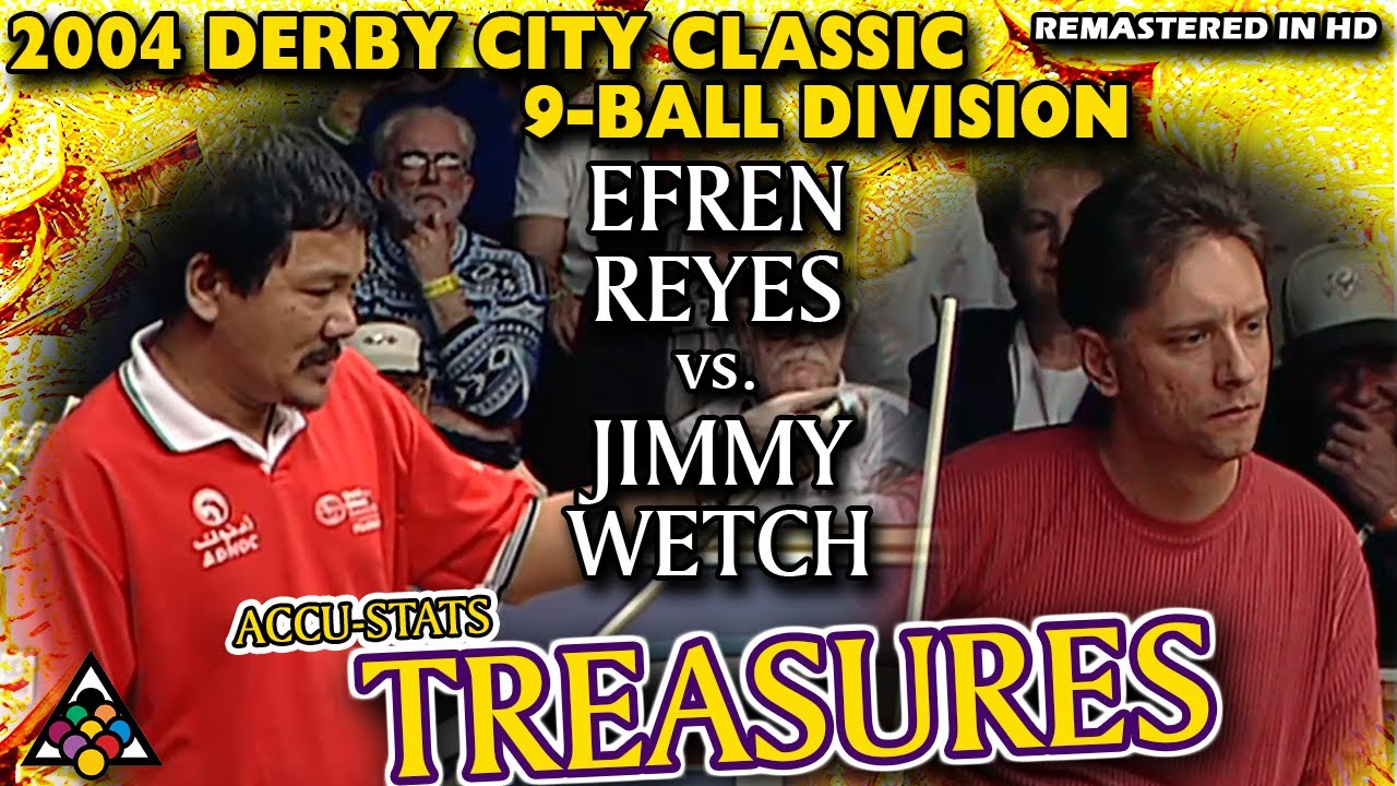 9-BALL: Efren REYES vs Jimmy WETCH - 2004 6TH ANNUAL DERBY CITY CLASSIC ...