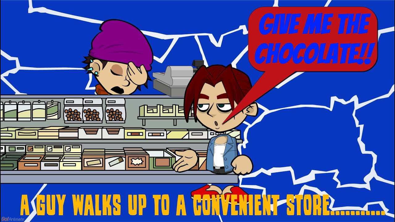 GIVE THE THE CHOCOLATE!!!!!!! - A Funny Goanimate Cutaway Gag - YouTube