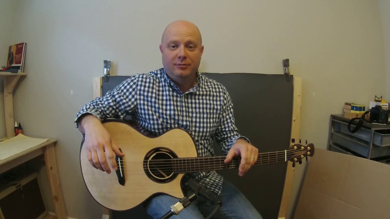 Mark Hatcher Greta at Boutique Guitar Shop - YouTube