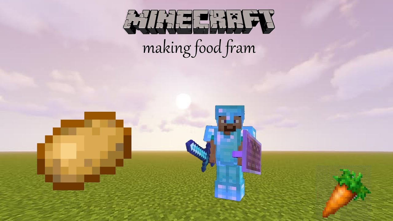 Making xp fram and food fram |Minecraft with friends|day 13 - YouTube