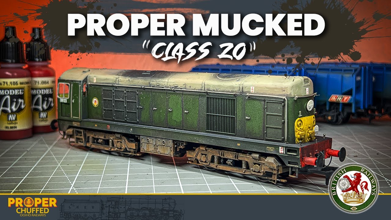 Weathering a Class 20 - Chopper DISASTER! - Proper Mucked - YouTube