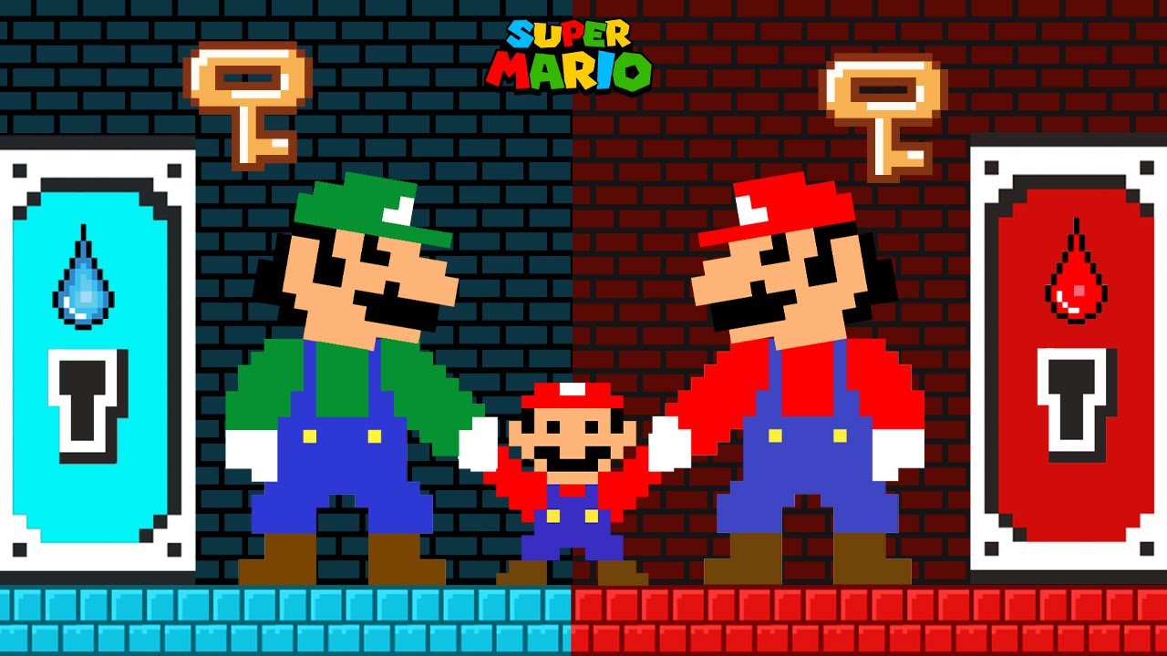 Mario Odyssey and Luigi Key Doors Hot vs Cold Challenge! - YouTube