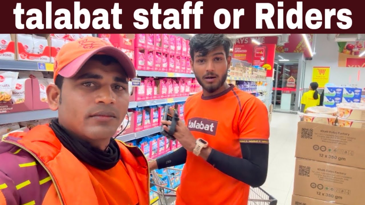 talabat staff Rider ko Order deta hai supermarket or Hypermarket se # ...