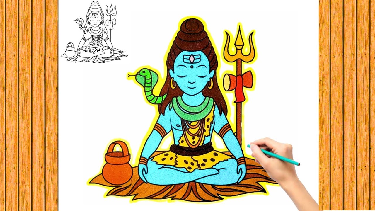 Lord Shiva Colouring Pages | Shankar Ji | #shiv #shiva - YouTube
