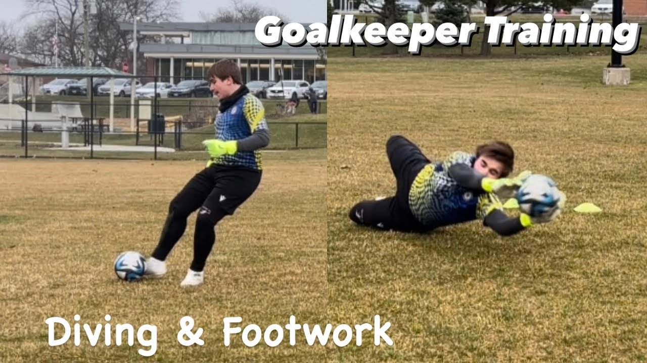 U16 Goalkeeper Training: Footwork & Diving 2024 - YouTube