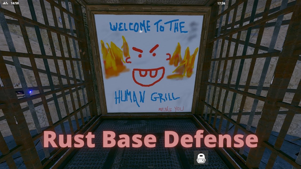 Rust: Base Defense Ideas - The Human Grill: Barbeque Your Enemies - YouTube