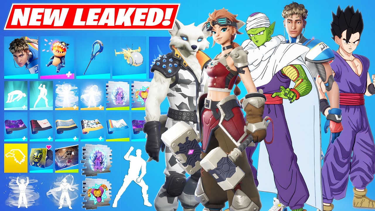 NEW Leaked Skins, Emotes & Cosmetics v23.30(Dragon Ball, Sylvie Crew ...