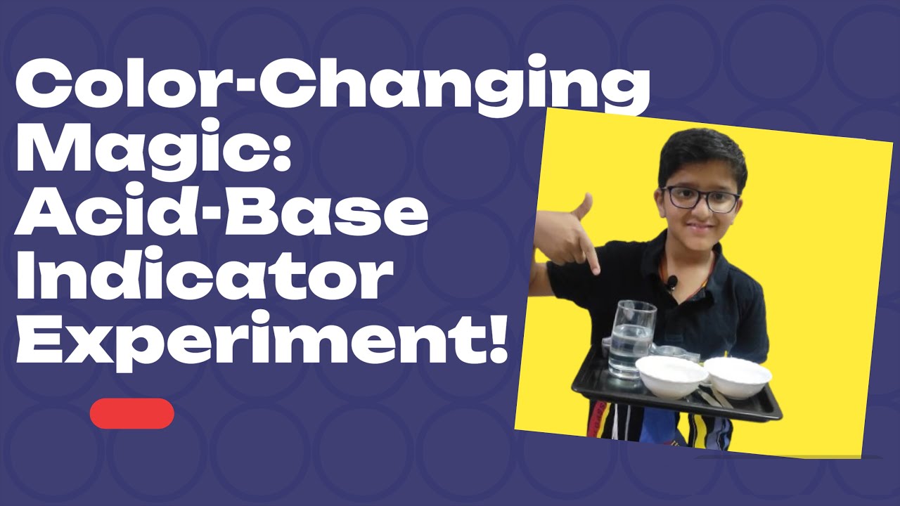 Colure changing magic. Acid - base indicator experiment. # ...