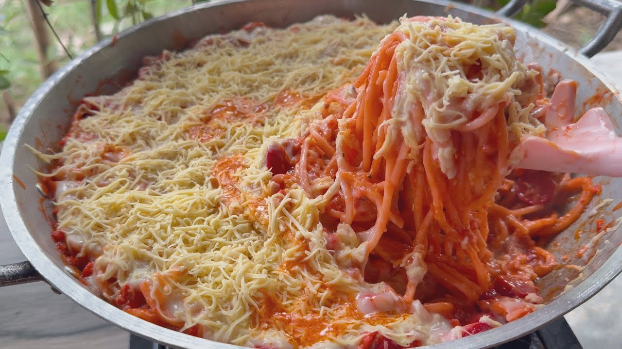 Overload Spaghetti | Ganito mo lutoin ang spaghetti, Creamy and Cheesy ...
