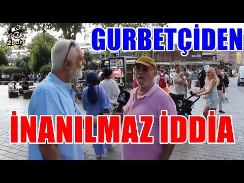 GURBETÇİ FACİASI | GURBETÇİDEN İNANILMAZ İDDİA | #zdayı #sokakröportajları #gurbetçi