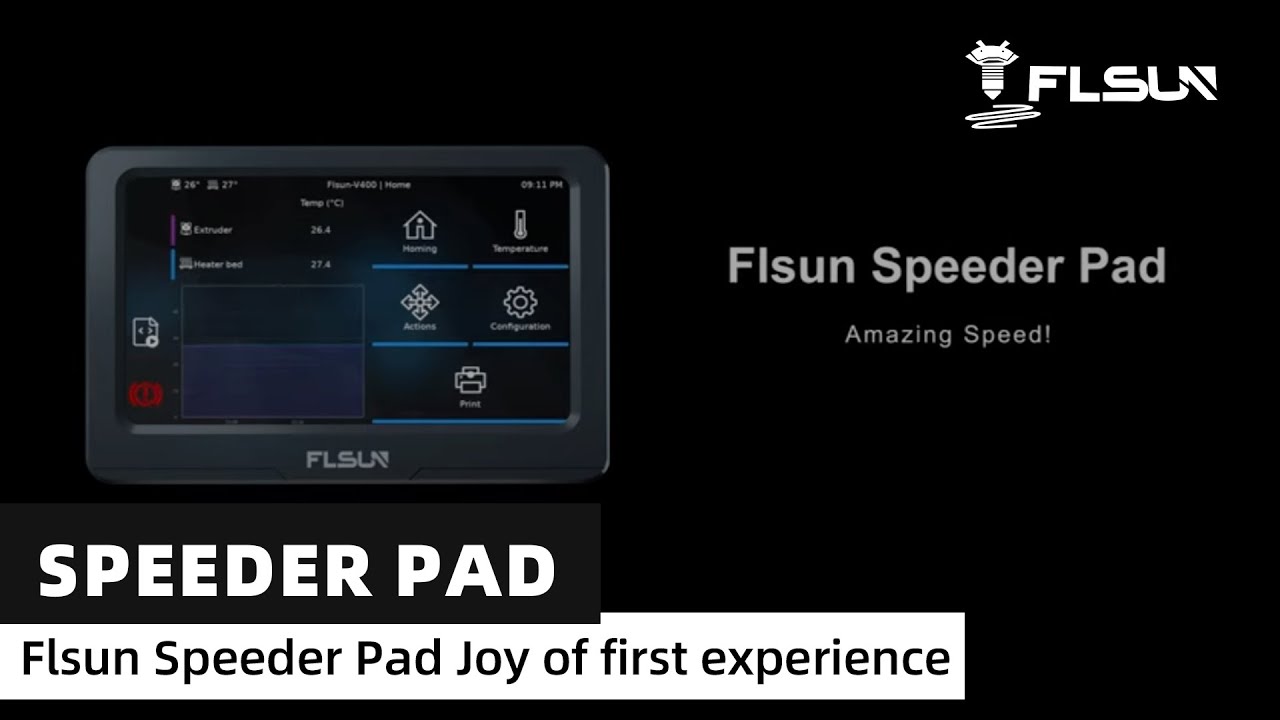 Flsun Speeder Pad Joy of first experience - YouTube