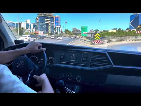 ARABA SÜRME VW TRANSPORTER (2022) TR'DE TEK. OTOBAN SÜRÜŞÜ