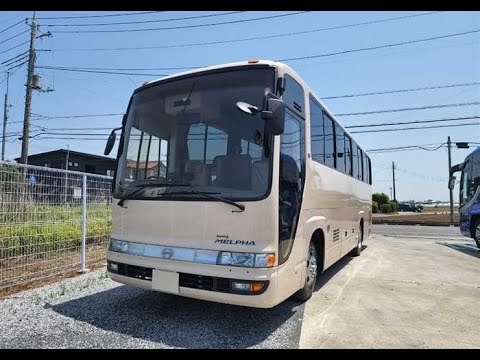 JAPANESE USED BUS HINO MELPHA CD-AE-41 - YouTube