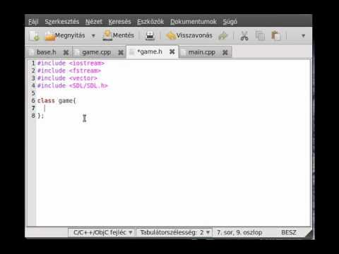 SDL tutorial 20 - Sidescroller game (part 1) - example program 7 - YouTube