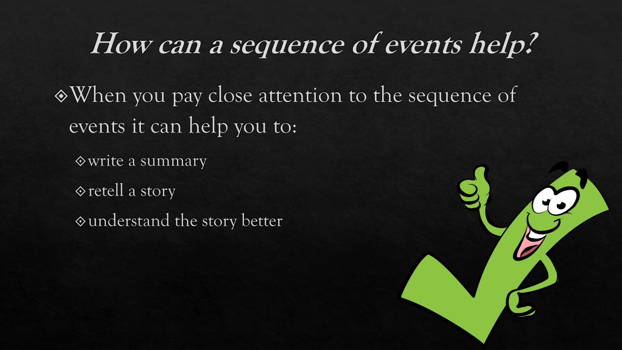 Reading Comprehension: Sequence - YouTube