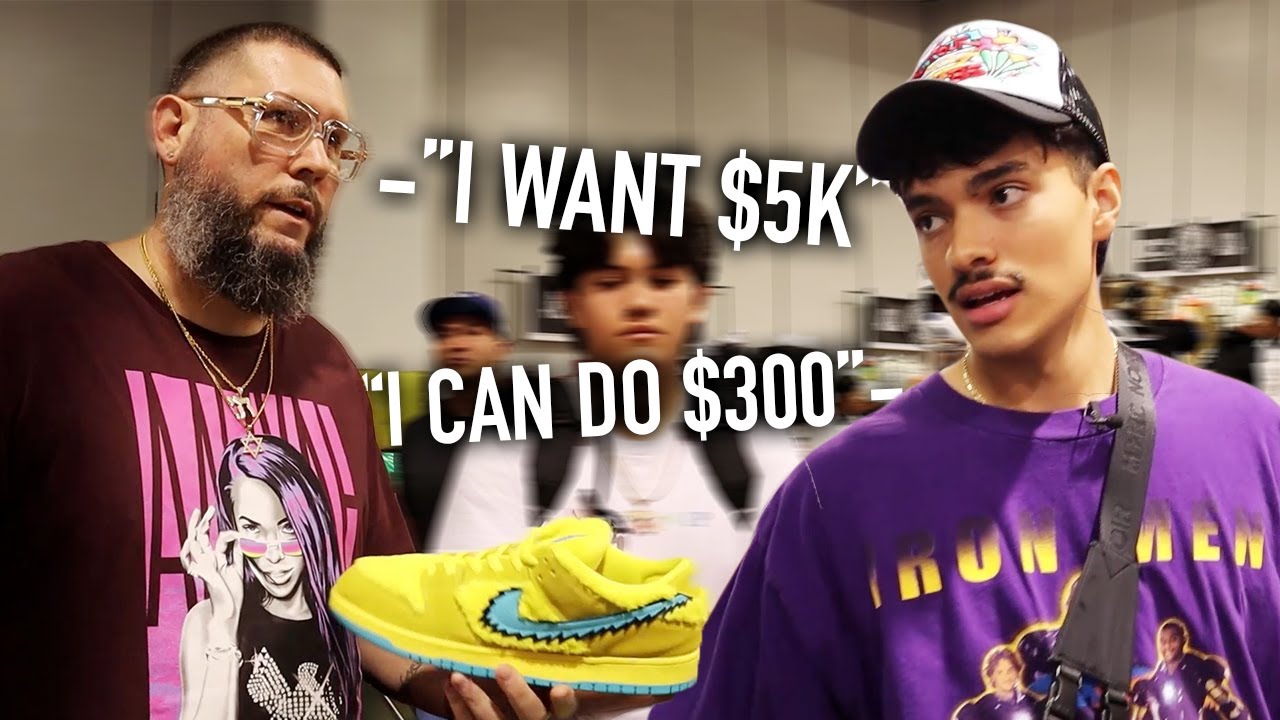 Low Balling Civilians At The Biggest Shoe Event In The World | LA ...