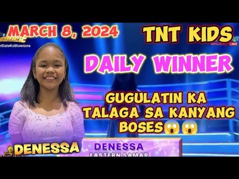 Denessa | TNT KIDS | Daily Winner | Gugulatin ka sa kanyang boses 😱😱 ...