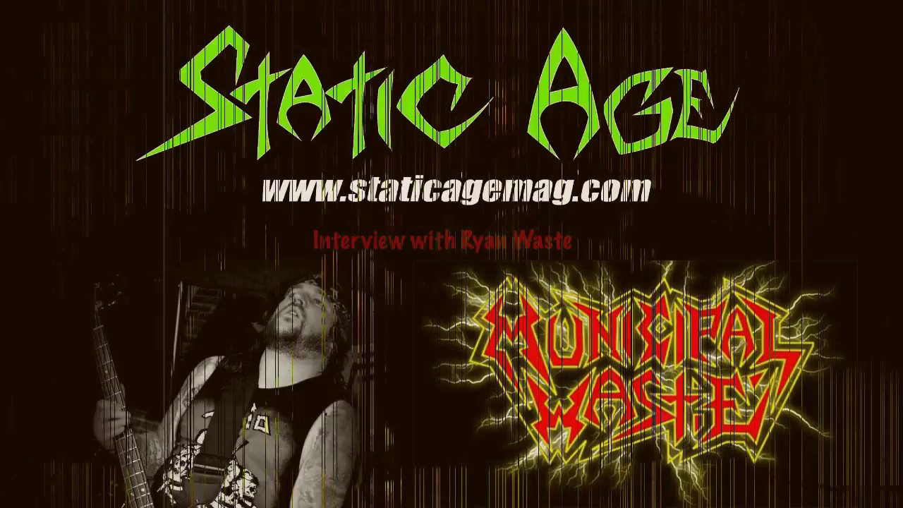 Interview with Ryan Waste from Municipal Waste, Persistence Tour 2017 ...