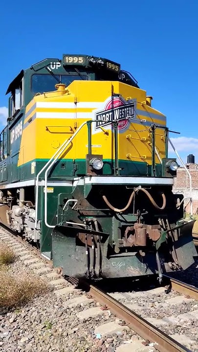 UP 1995 CNW Heritage Unit Locomotive #train - YouTube