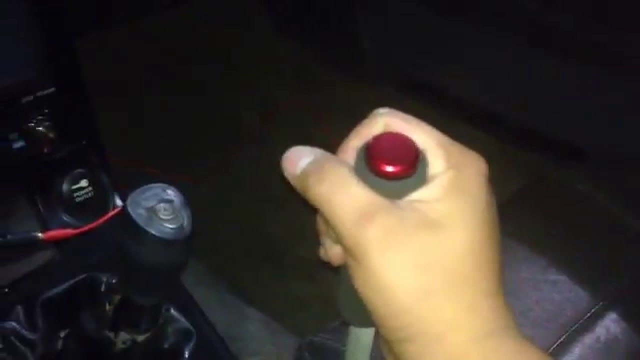 Hydraulic Ebrake Idea RX7 FC and short shifter - YouTube