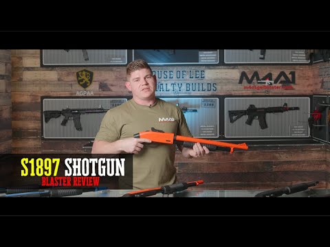 S1897 Shotgun (Blaster Review) - YouTube