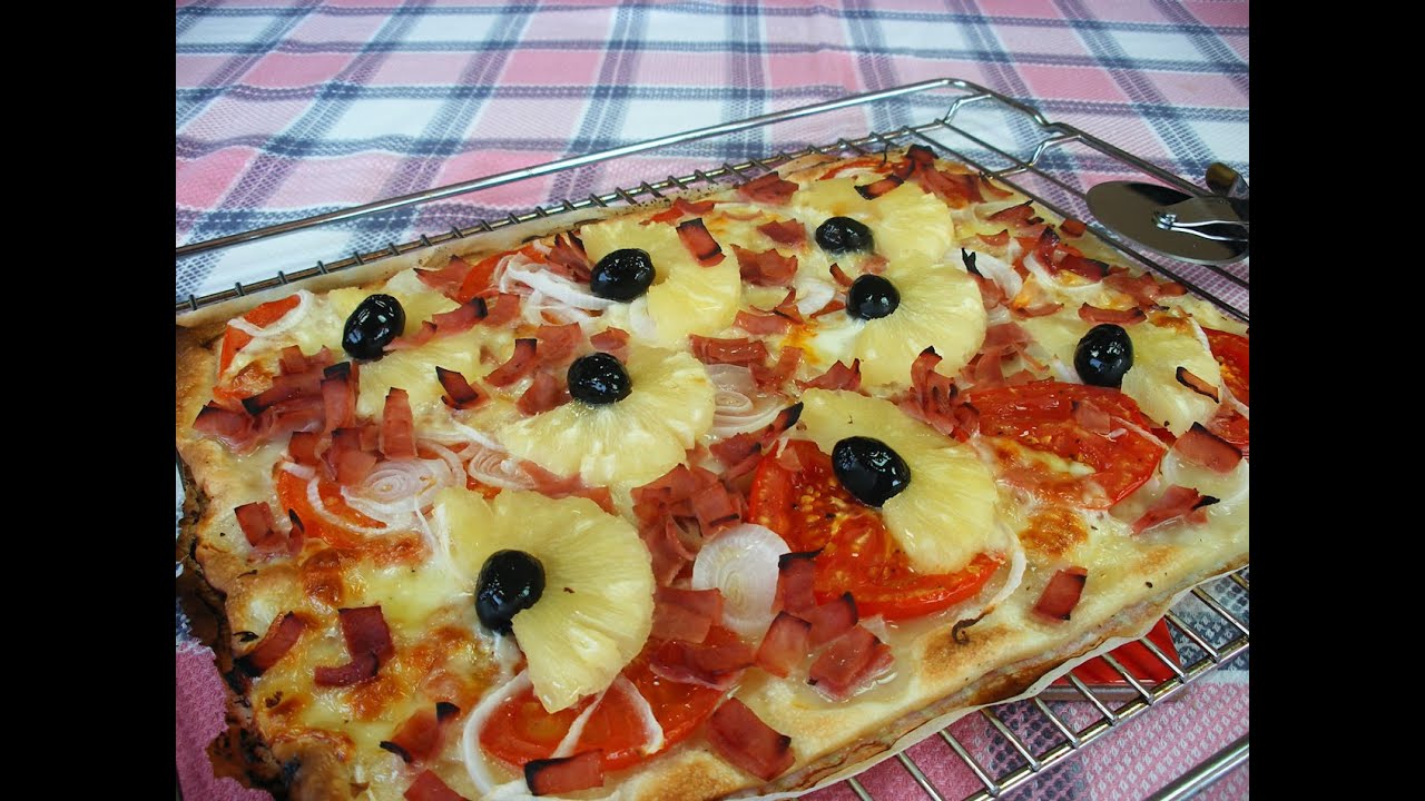 Pizza tropical - YouTube
