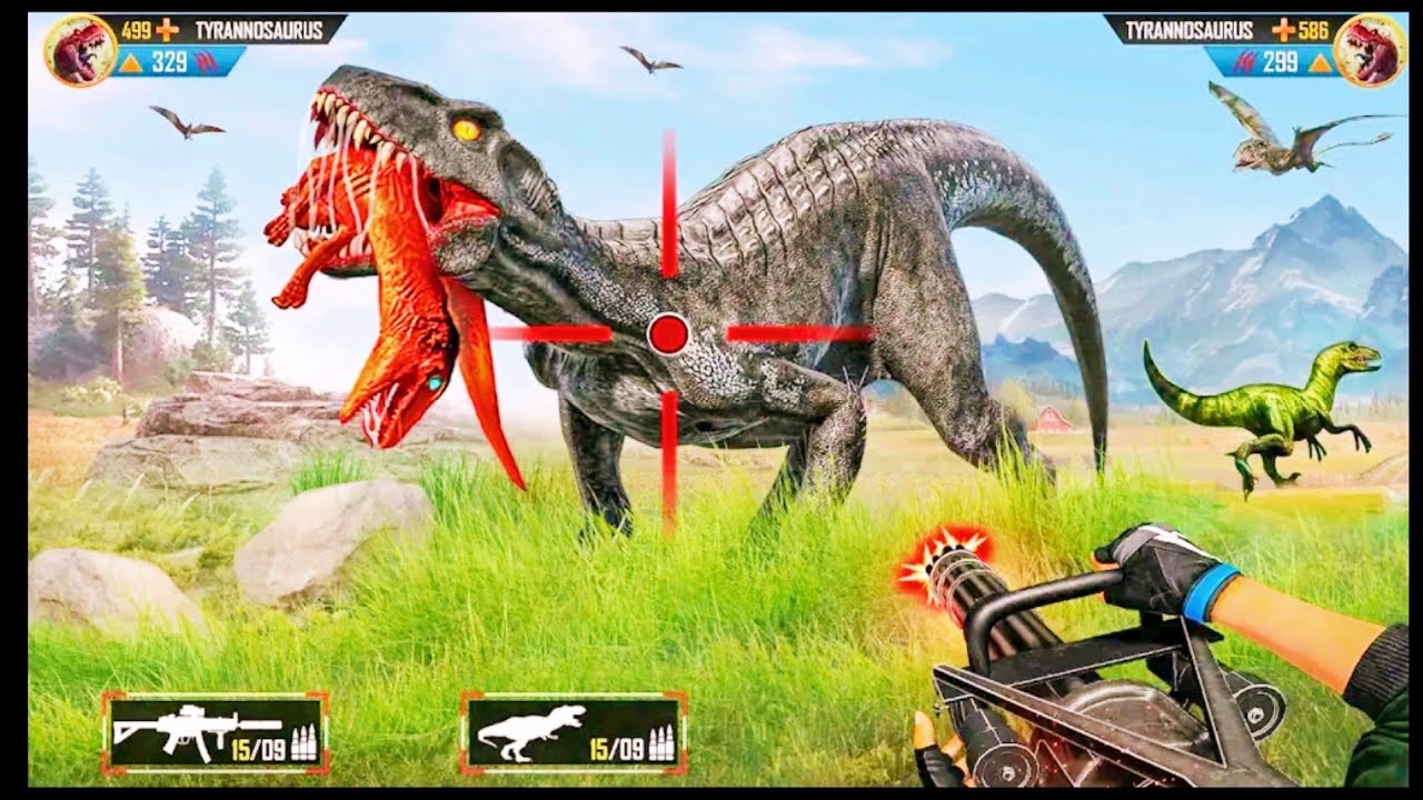 Dinosaurs Wild Animal Hunting Sniper Shooter Jungle। Android Gameplay ...