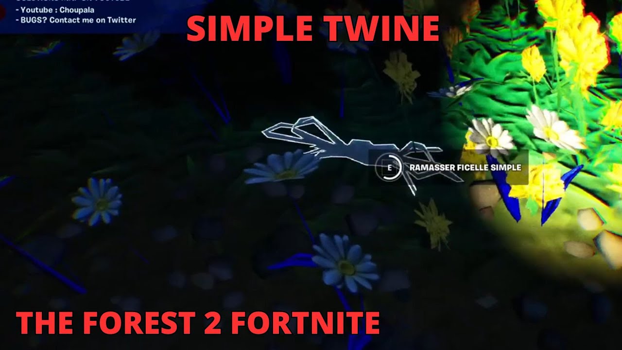 TUTORIAL HOW TO FIND THE SIMPLE TWINE OBJECT IN THE FOREST 2 MAP ...
