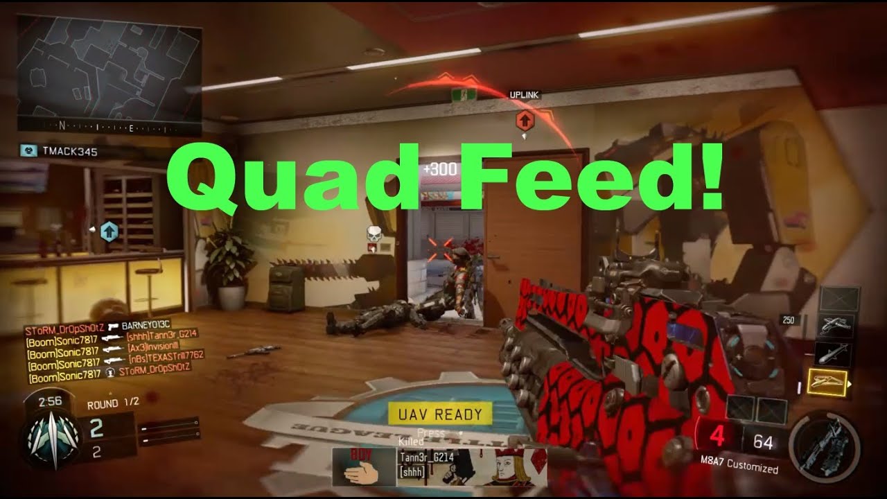 COD BO3: Quad Feed With M8A7! - YouTube