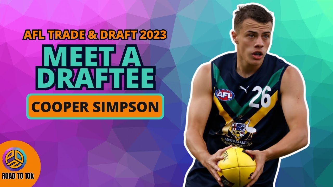 AFL Draftees 2023 : Dandenong Stingrays - Cooper Simpson - YouTube